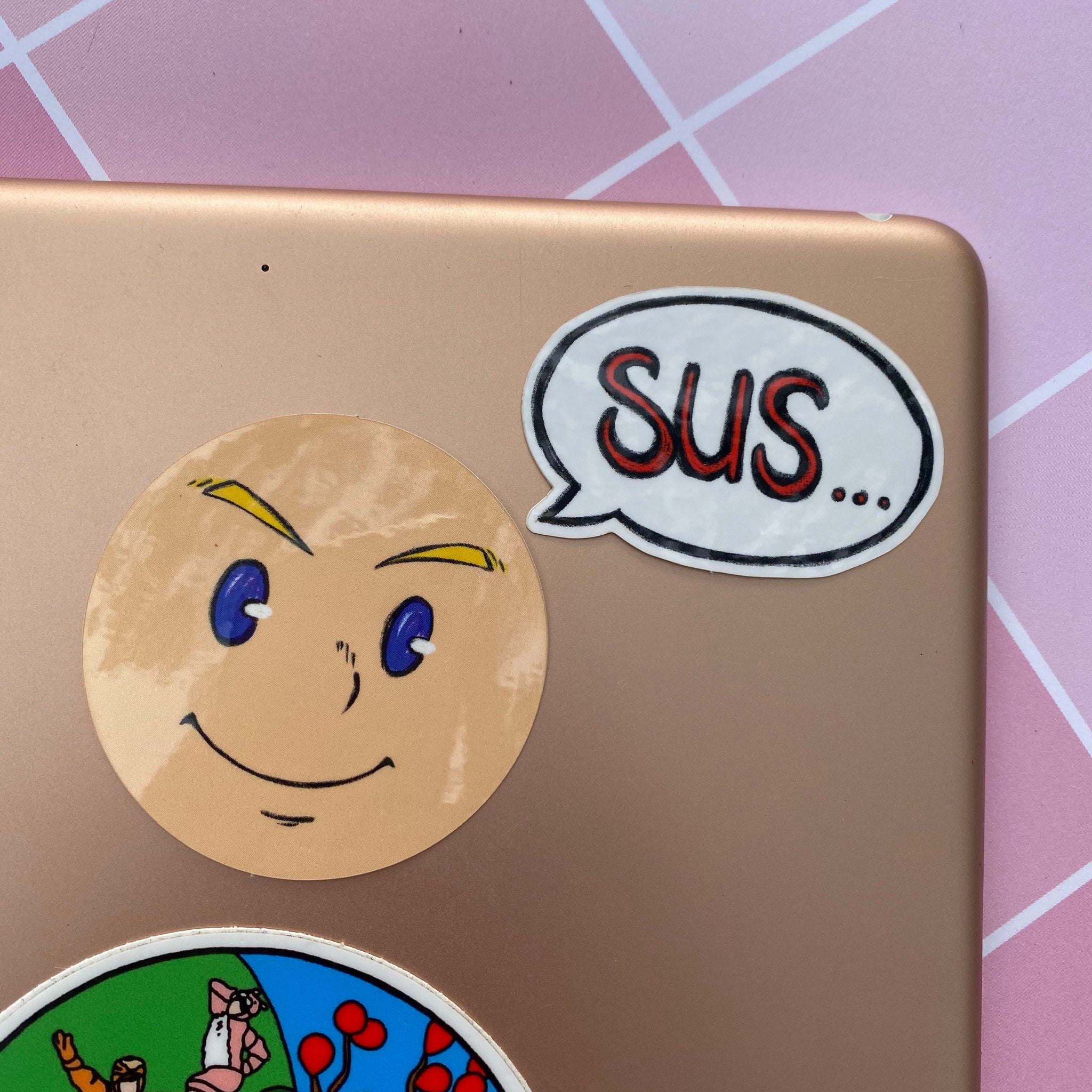 Among Us Inspired “Sus...” Vinyl Sticker – EXOLANSIS
